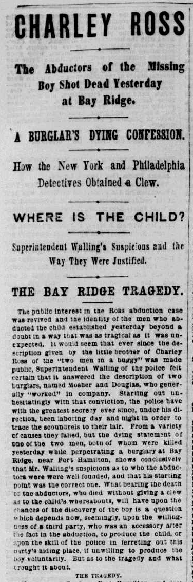 The Charley Ross Kidnapping – Bridging the Silences
